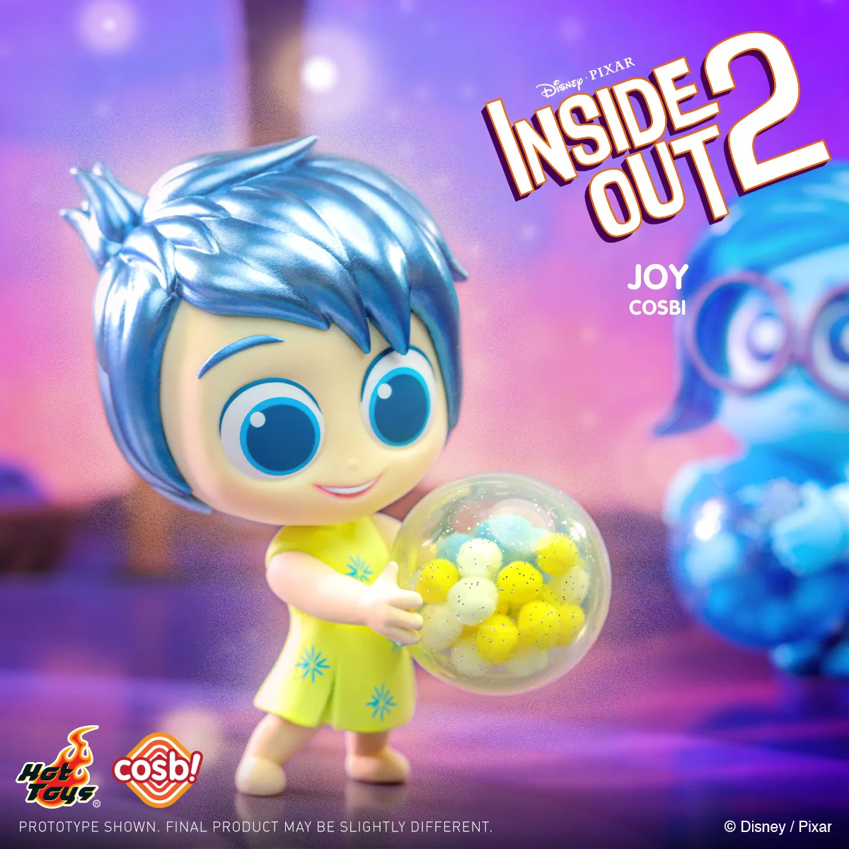 2024 Hottoys Cosbi Disney Pixar Inside Out 2 Figure Joy Sadness Anger ...