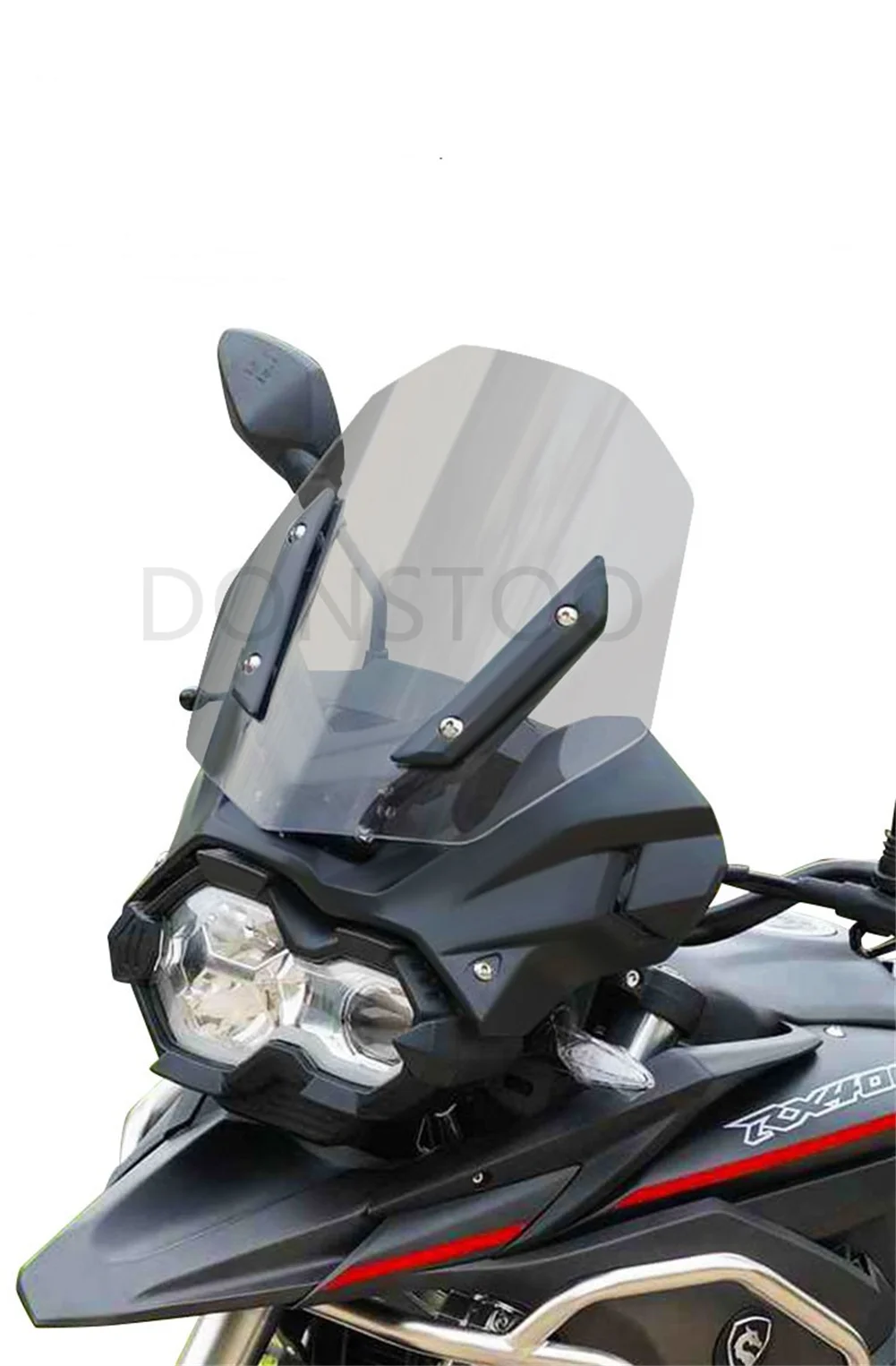 RX3S RX4 38CM 43CM 48CM gris/transparente parabrisas de motocicleta ...