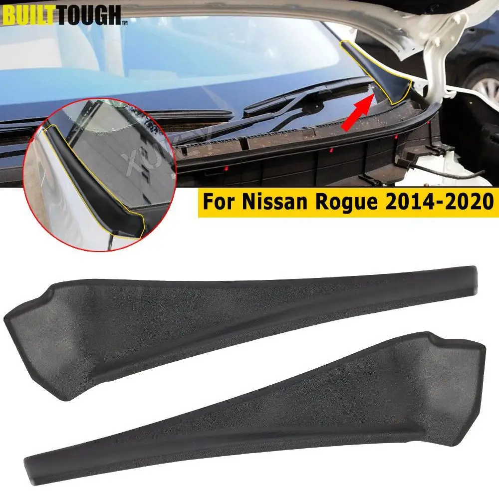 2pcs Left Right Front Windshield Wiper Side Cowl Extension Cover Trim ...