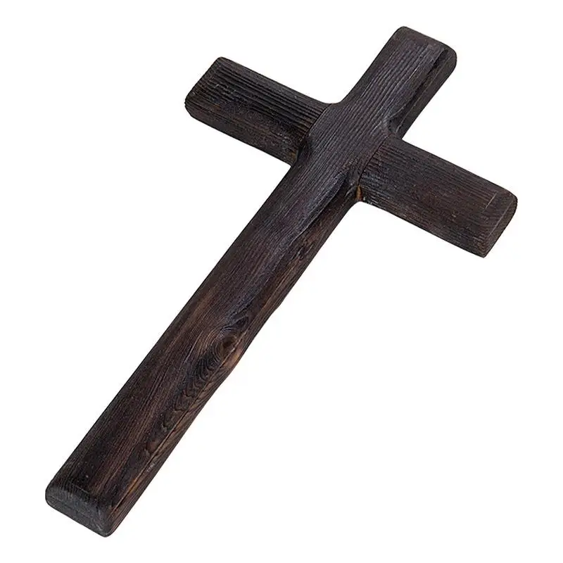 Black-Wood-Clinging-Cross-Clinging-Wood-Handheld-Cross-For-Good-Luck ...