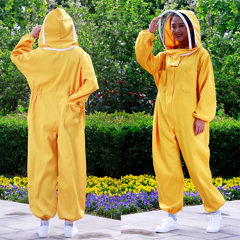 Bee-Protective-Clothing-Beekeeping-Anti-bee-Clothing-One-piece-Cotton ...