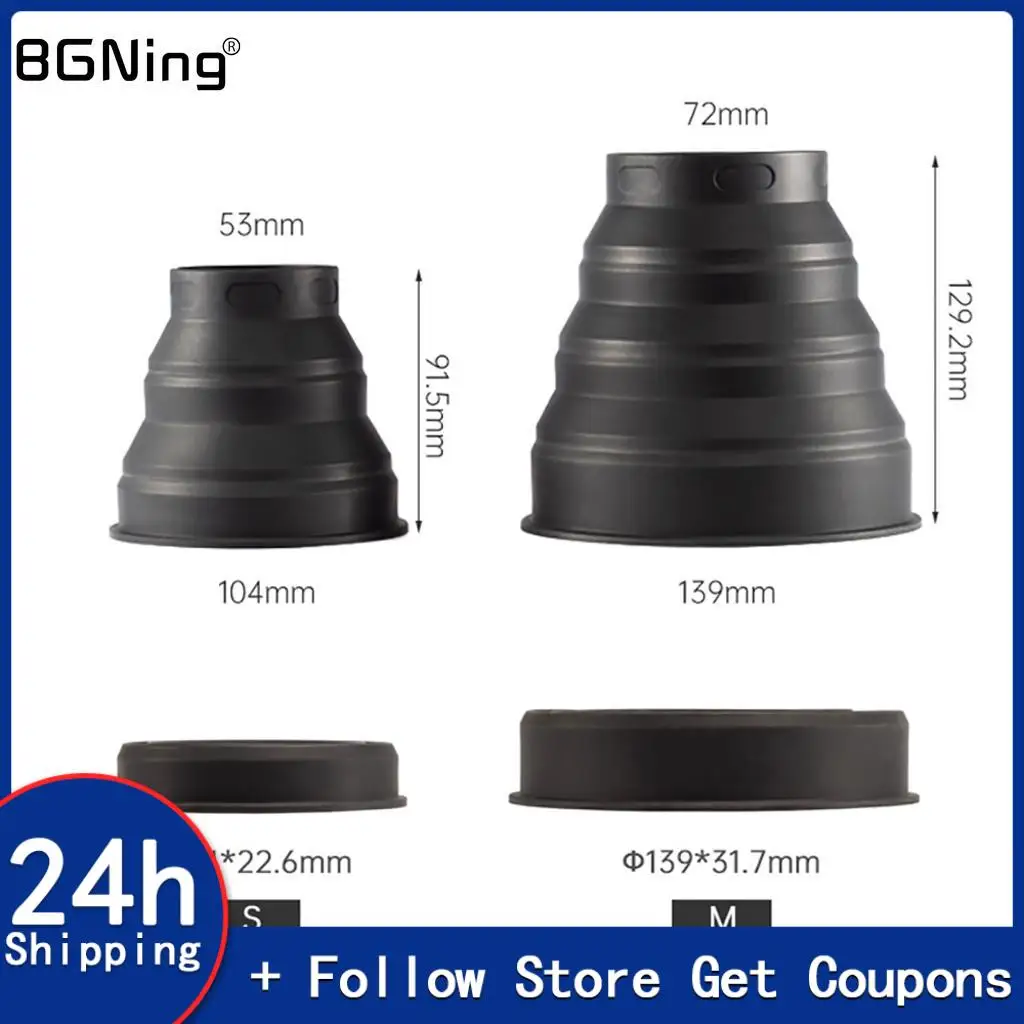 Rubber Camera Lens Hood Anti-glass Ultimate Anti-reflective Silicone ...