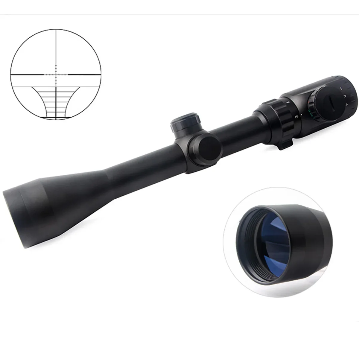 3-9x50 Hunting Riflescope Optical Scope Green Red Illuminated 11/20mm ...