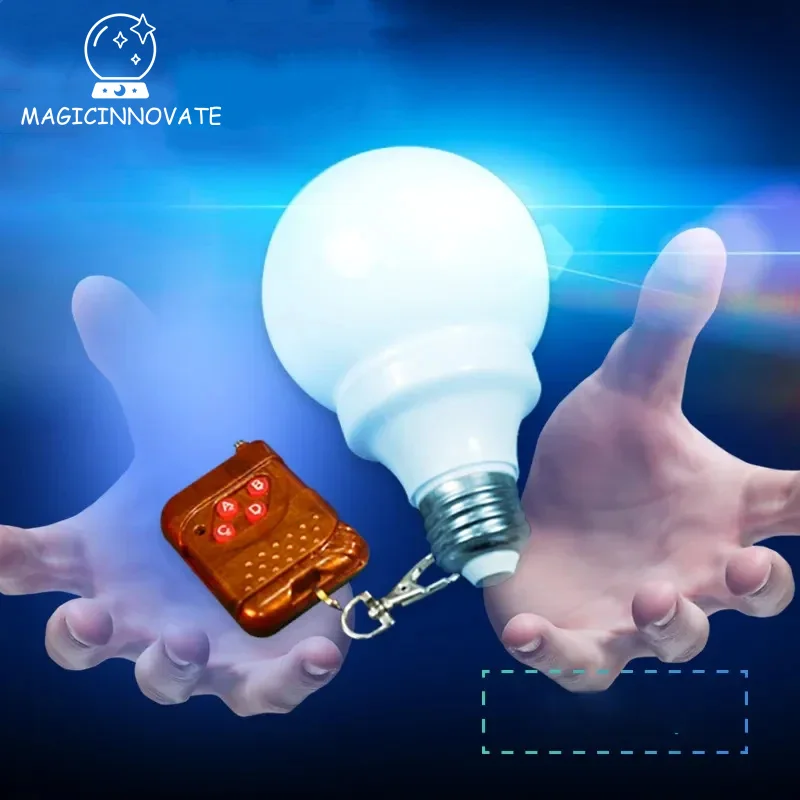 Remote-Light-Bulb-Magic-Trick-4-Colors-Colorful-Close-Up-Stage-Props ...