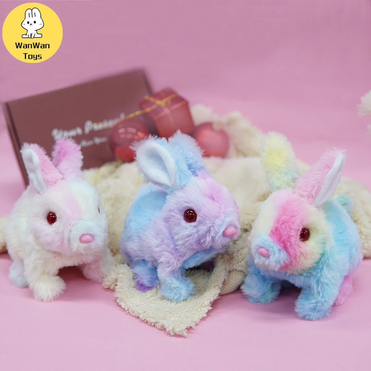 Interactive-Toy-Red-Eyes-Rabbit-Simulated-Pet-With-Sound-And-Walking ...