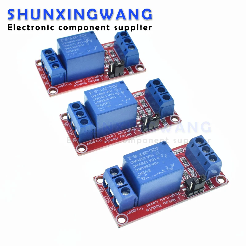 1 Channel Relay Module Dc 5v 12v 24v High And Low Level Trigger Relay ...