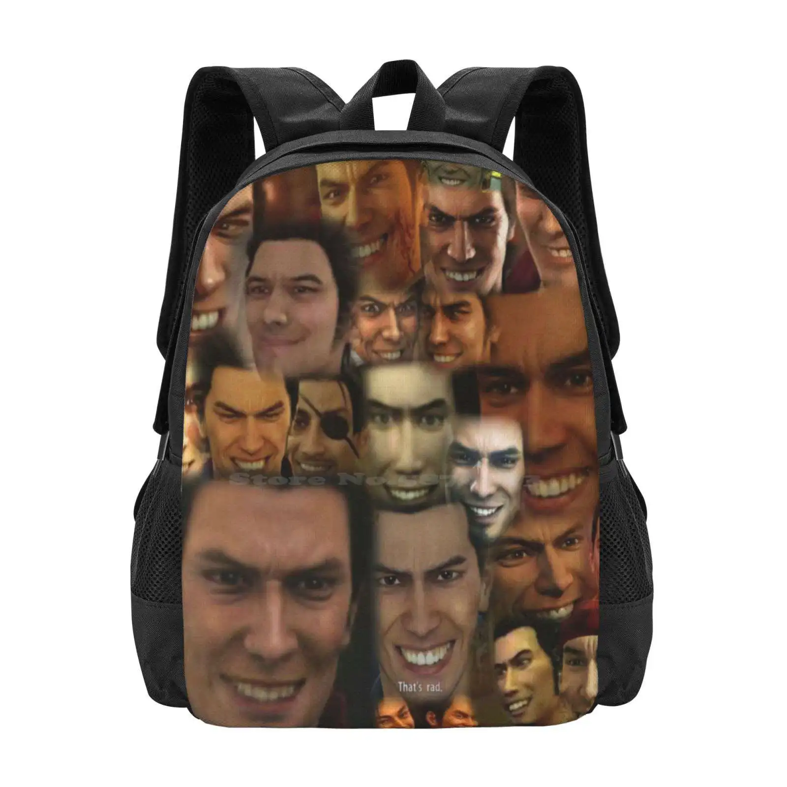 Happy-Kazuma-Kiryu-Large-Capacity-School-Backpack-Laptop-Bags-Ryu-Ga ...