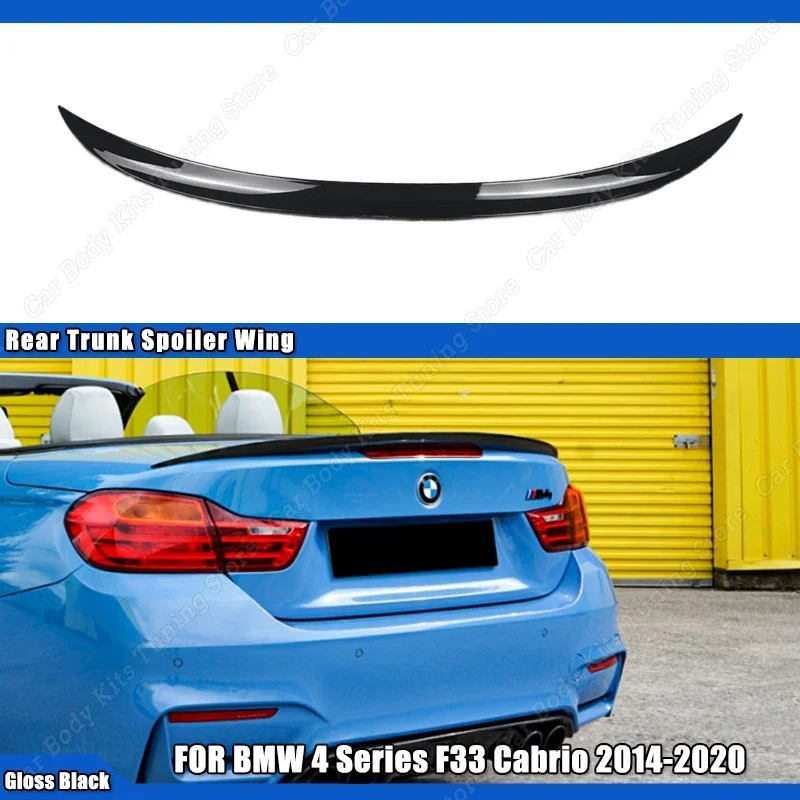 For-BMW-4-Series-F33-420i-435i-425d-430d-Cabrio-2014-2020-Rear-Spoiler ...