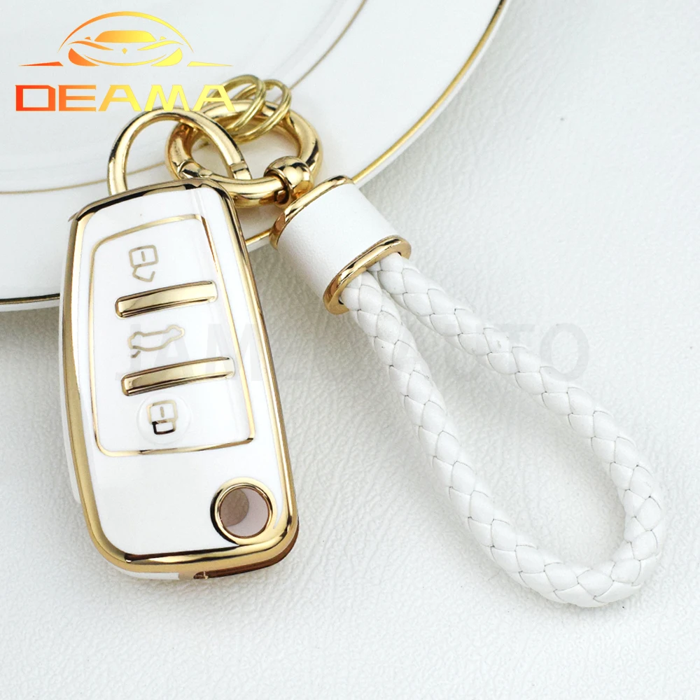 For Audi A1 A3 A6 A6L Q2 Q3 Q7 TTS R8 S6 RS3 Protector TPU Car Flip Key ...