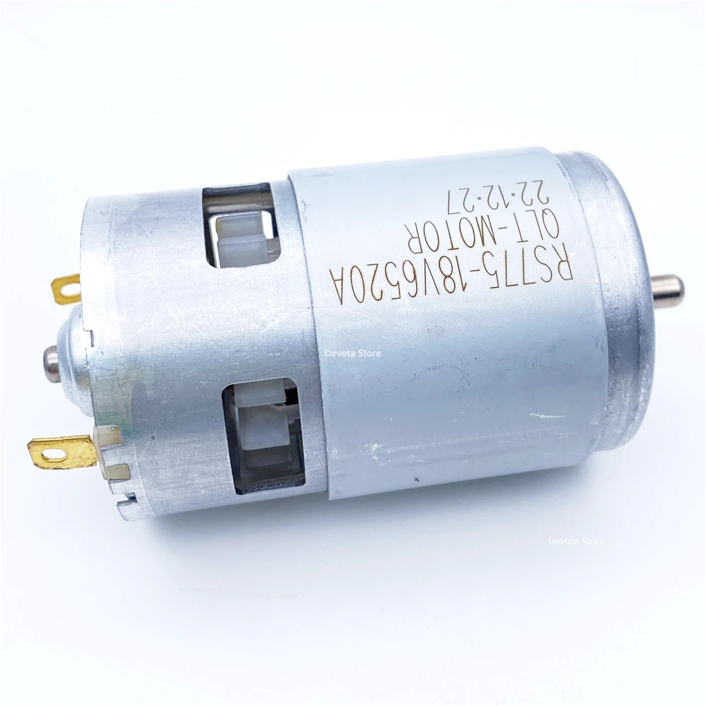 Rs775 Elektromos Csavarkulcs Dc Motor 18 V Nagy Teljesítményű Integrált ...