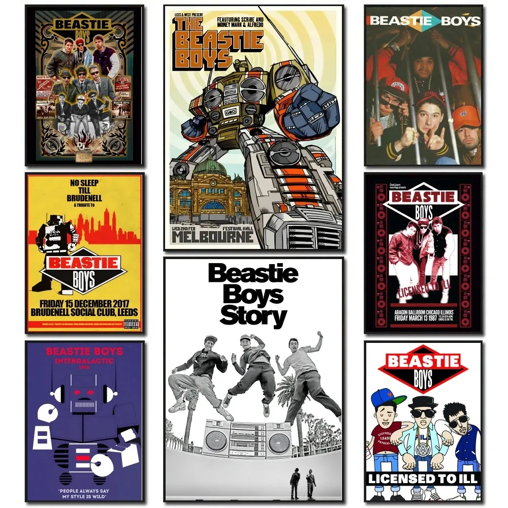 Beastie-Boys-Poster-Stickers-Living-Room-Bedroom-Entrance-Cafe-Wall-Art ...