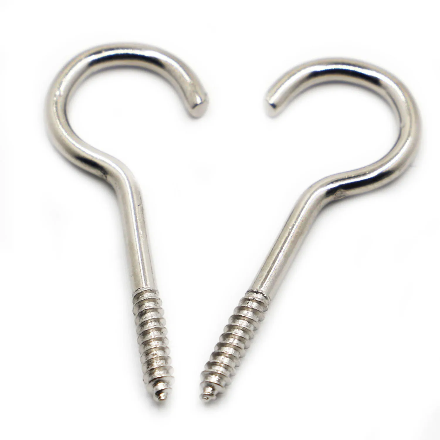 Light-Hook-Ring-Question-Mark-Hooks-Sheep-Eye-Hook-Screws-Nickel-Self ...