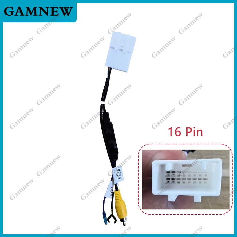 Auto-Reverse-Camera-Output-Video-Adapter-Wiring-Cable-For-Toyota ...