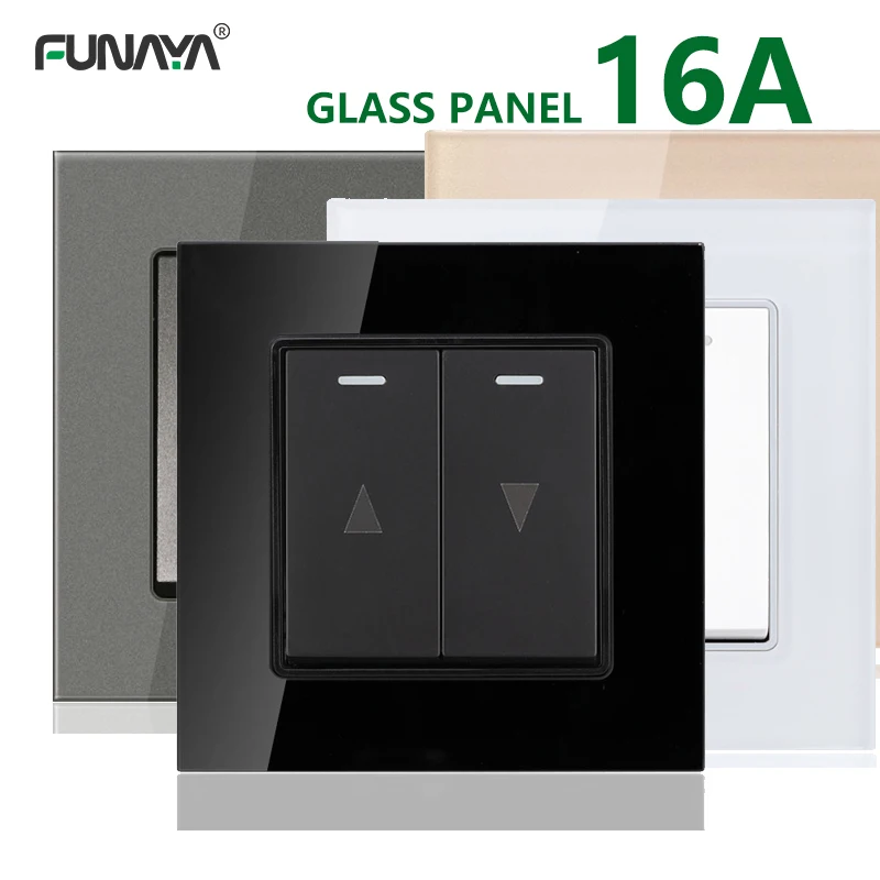 Shutter-Curtain-Blinds-Lift-Switch-16A-Automatic-Reset-Electric-Button ...