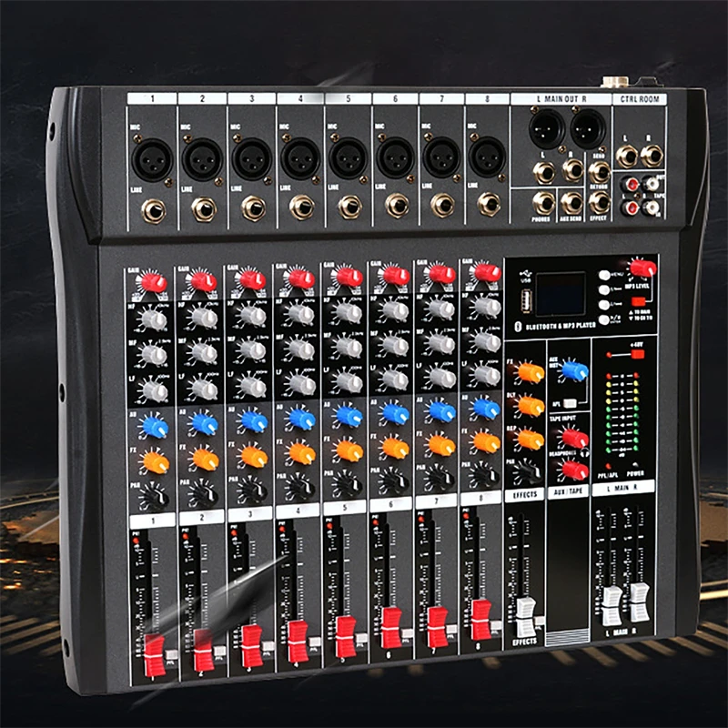 6-8-Channels-Dj-Controller-Mixer-Audio-Sound-Mixing-Table-Card ...