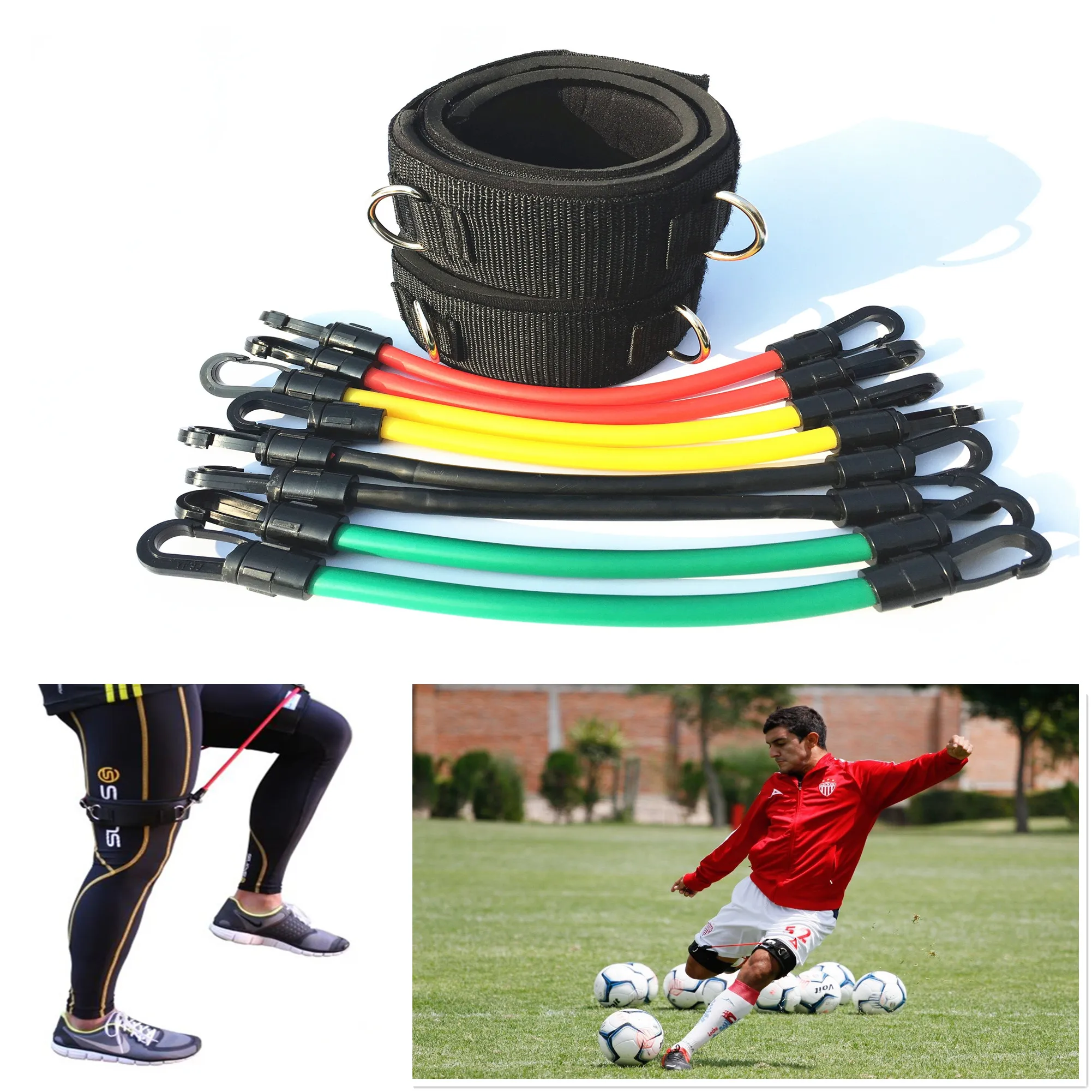 LEEASY-Leg-Trainer-Kinetic-Speed-Agility-Training-Band-Elastic-bands ...