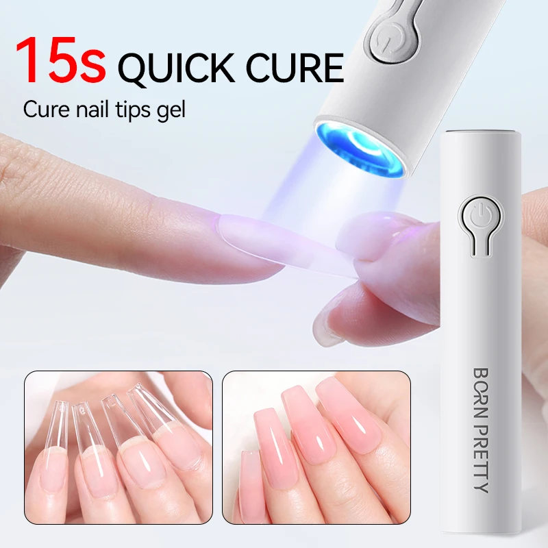 BORN PRETTY Quick Dry Handheld Nail Dryer Lamp UV/LED Nail Curing All ...
