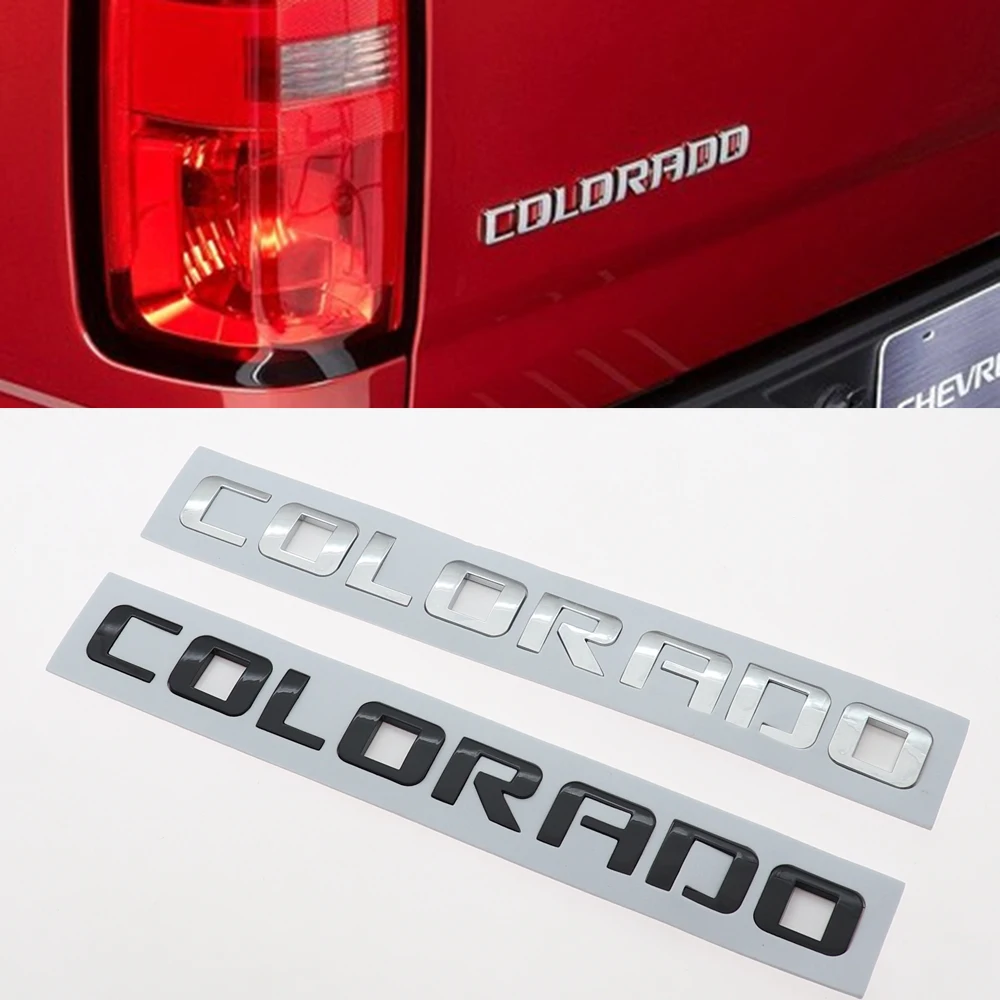 1PC-3D-ABS-COLORADO-Car-Logo-Side-Sticker-Tail-Bumper-Badge-Auto-Rear ...