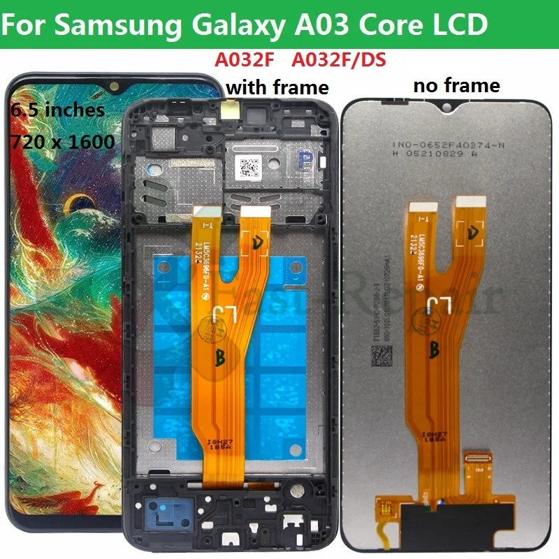 Original para samsung galaxy a03 núcleo display lcd painel de toque digitador da tela assembléia ...