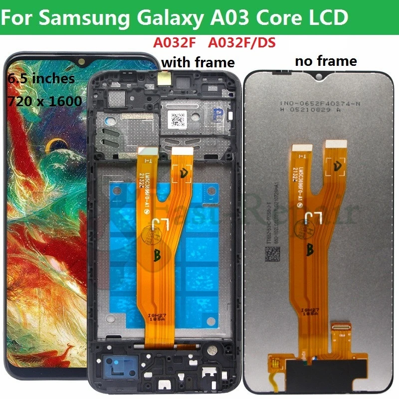 Original para samsung galaxy a03 núcleo display lcd painel de toque digitador da tela assembléia ...