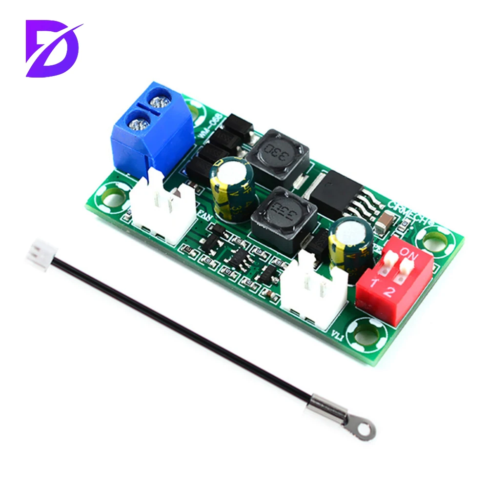 DC-12V-24V-Governor-Electronic-Temperature-Control-Fan-Module ...