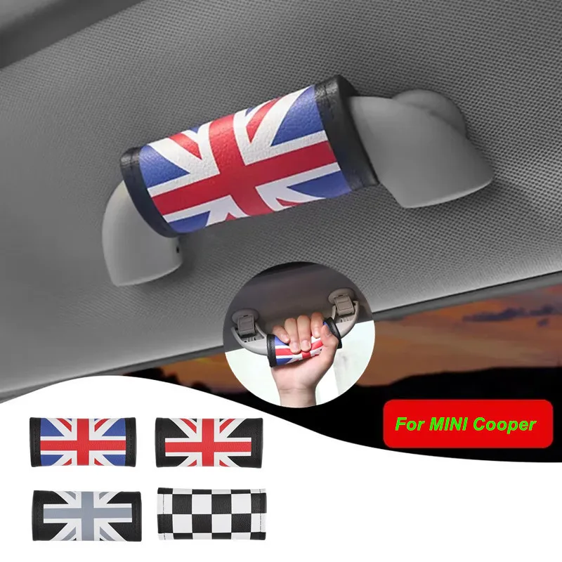 Car-Roof-Leather-Handle-Protective-Cover-Trim-For-MINI-Cooper-Clubman ...