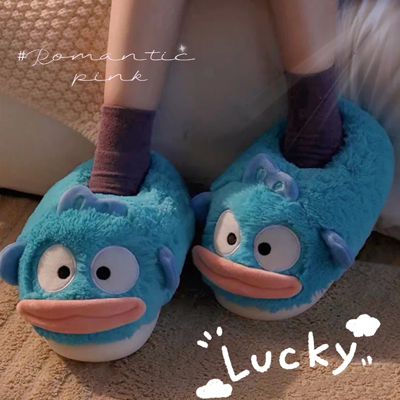 Cartoon-clown-fish-slippers-furry-comfortable-soft-shoes-men-and-women ...