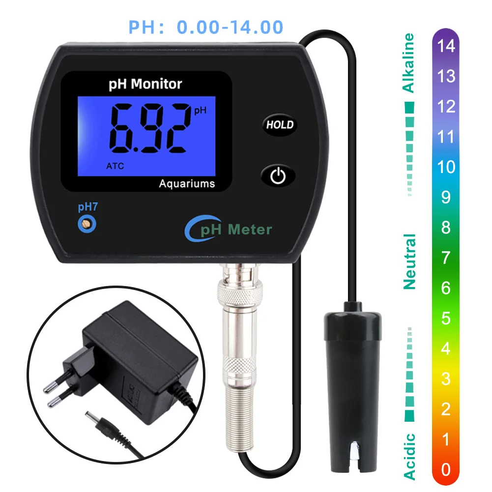 Acidometer Digital Water Quality Monitor PH Meter Accurate Hydroponics ...