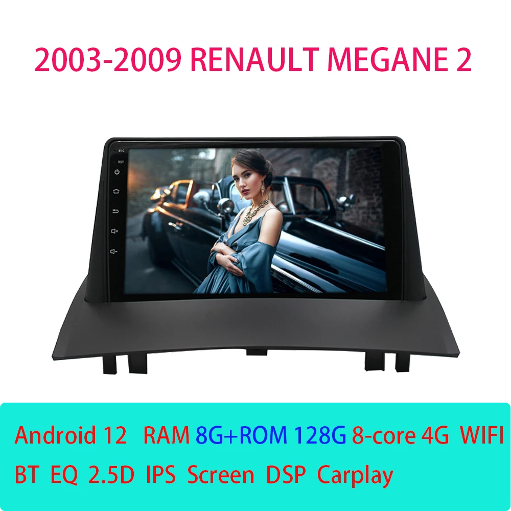 Android-12-Car-Stereo-Radio-For-Renault-Megane-2-2003-2009-Multimedia ...