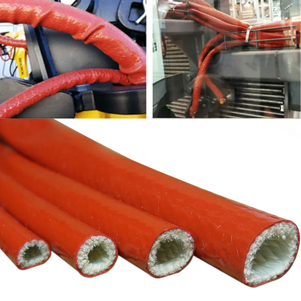 High-Temperature-Resistant-Fiberglass-Tube-Silicone-Resin-Coated-Glass ...