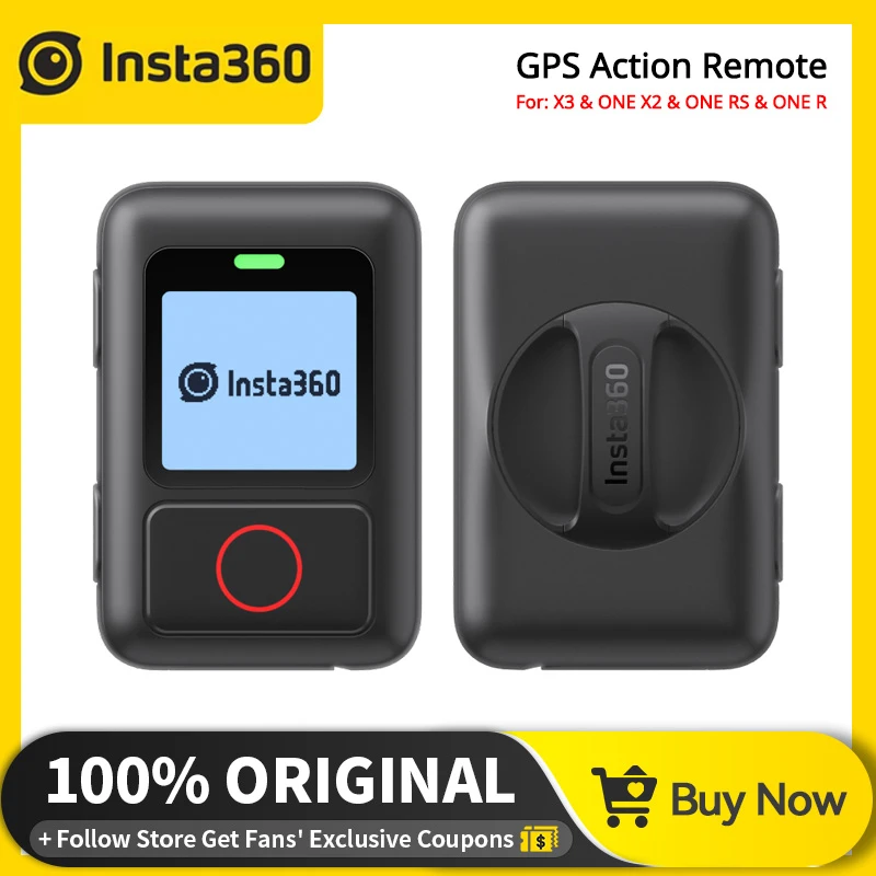 Insta360 One X2 Bluetooth Remote | Insta360 One R Gps Smart Remote ...
