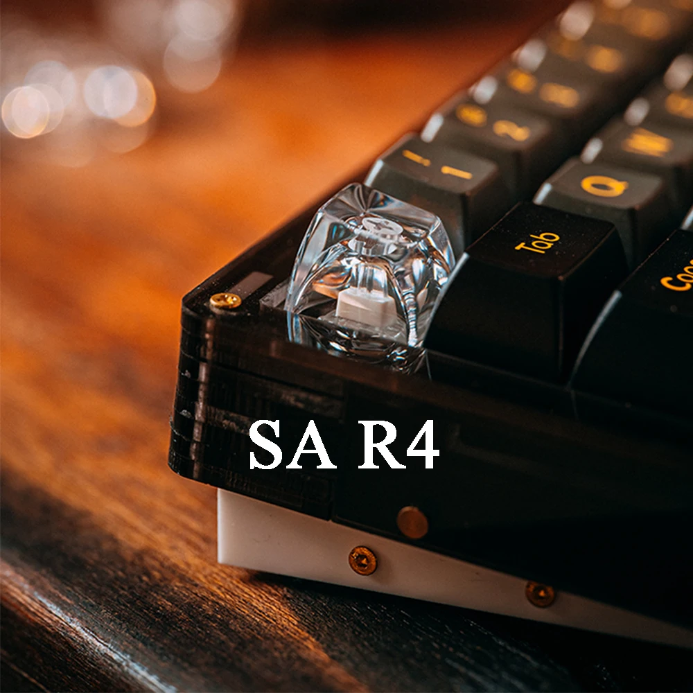 SA-R4-Transparent-Resin-Keycaps-Thicken-Caps-Cross-Axis-Switch ...