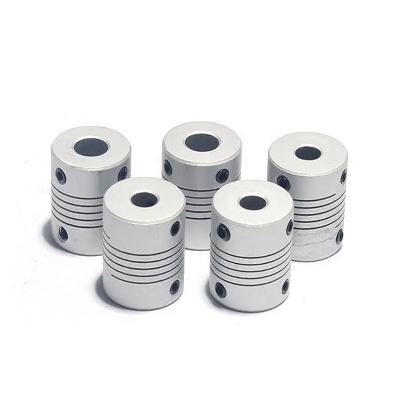 1pcs D19L25 aluminum alloy elastic coupling winding screw motor encoder ...