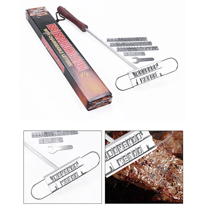 Grill-Fire-Mark-Tool-55-X-Letters-Seal-Barbecue-Branding-Iron-Signature ...