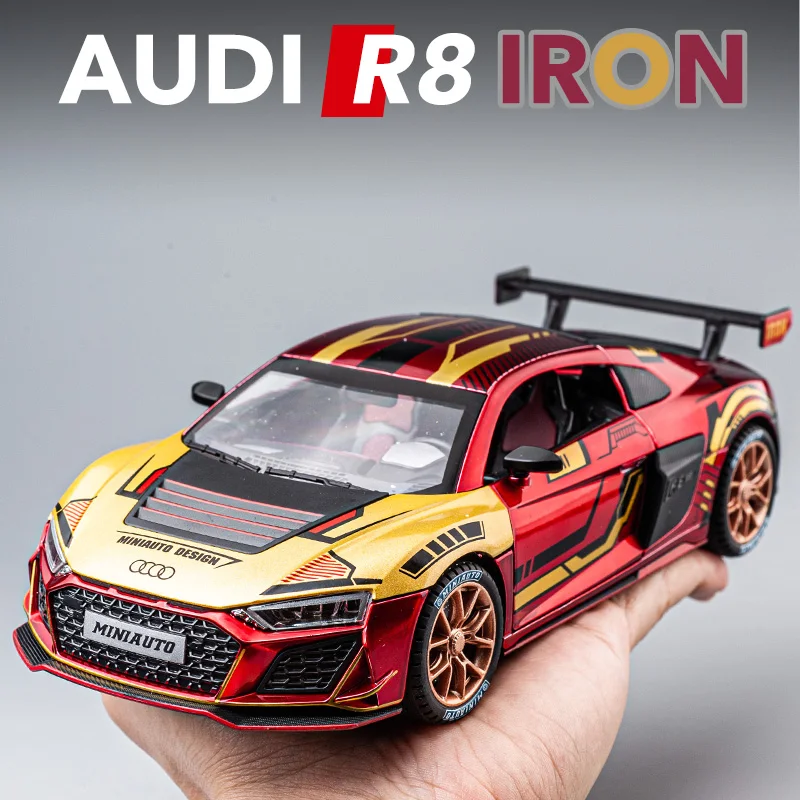 1-24-Audi-R8-V10-Racing-Car-Toy-For-Children-1-24-Diecast-Metal ...