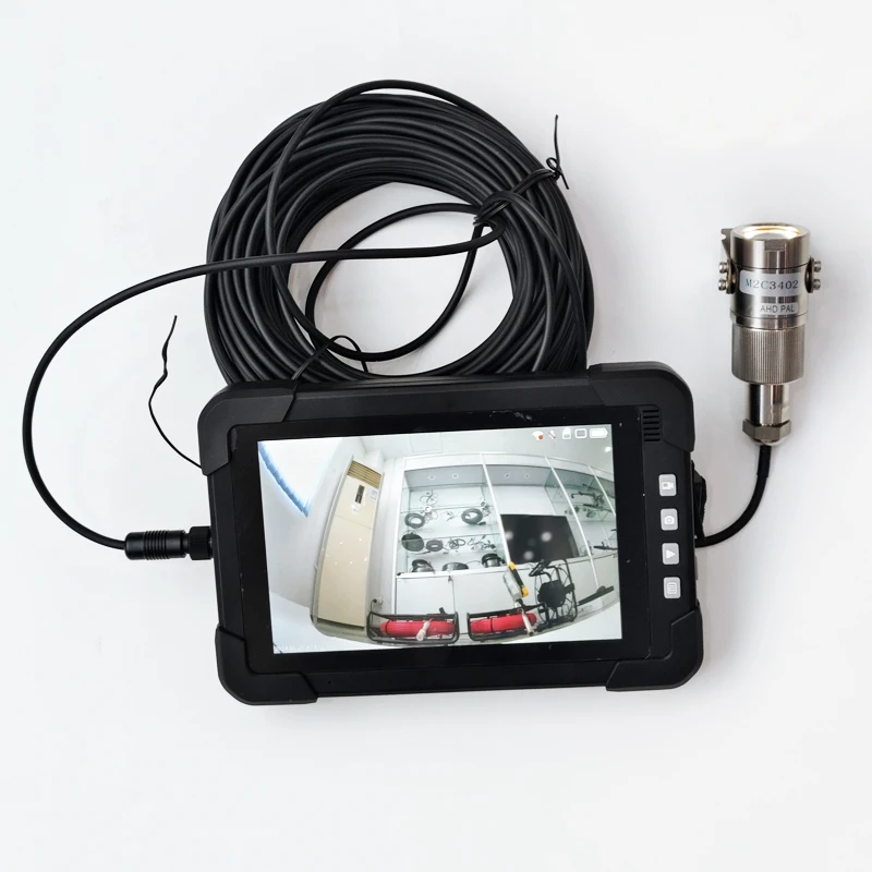 4K HD Wifi 7inch DVR Borescope Endoscope Video Camera With 100m Cable ...