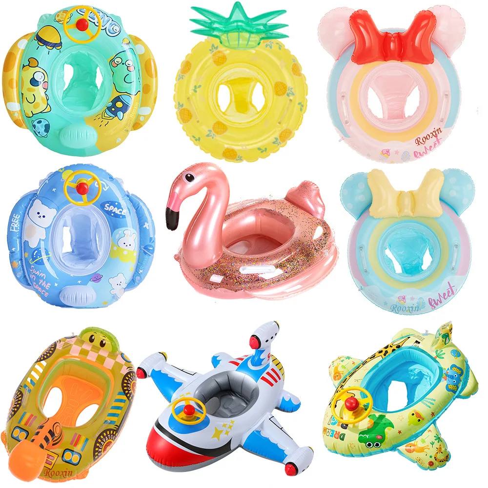 Rooxin-Baby-Swimming-Ring-Water-Play-Tube-Pool-Floats-for-Children-Swim ...