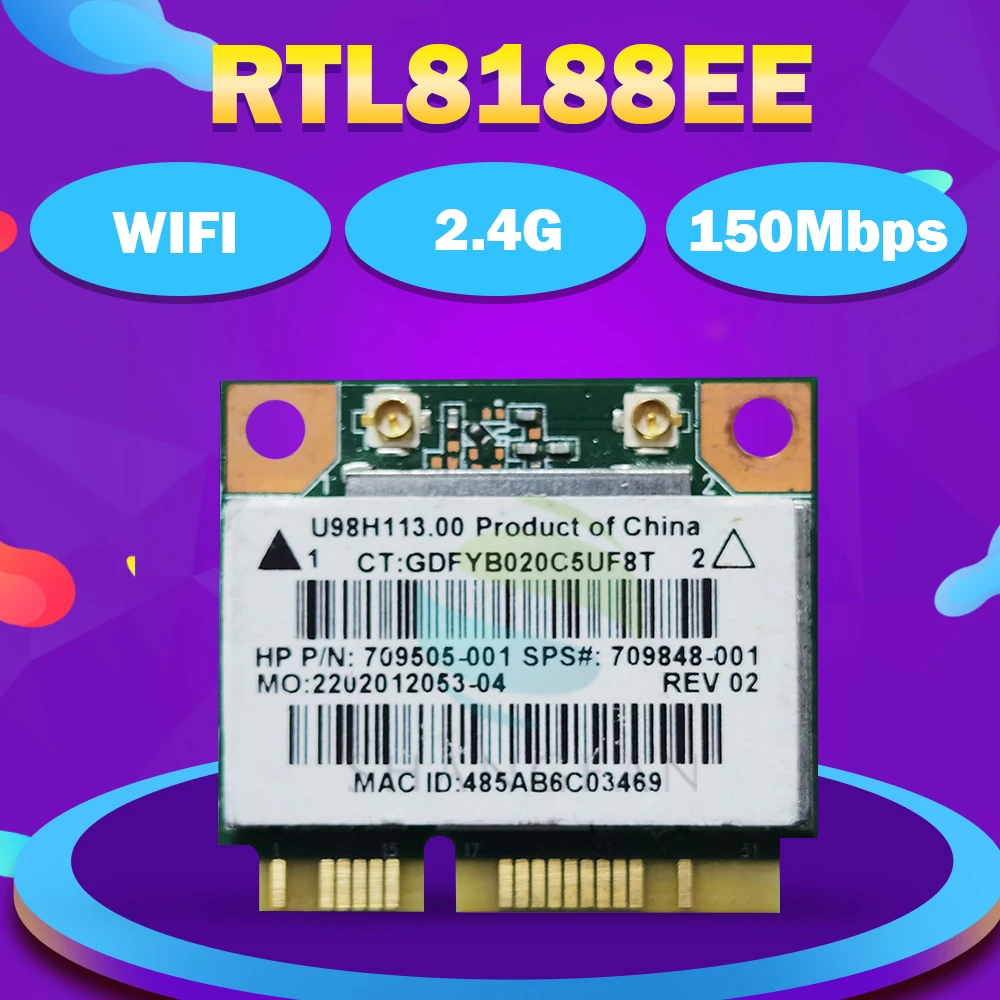 RealTek RTL8188EE RTL8188 Half Mini PCIe PCEI express Wireless Wlan ...