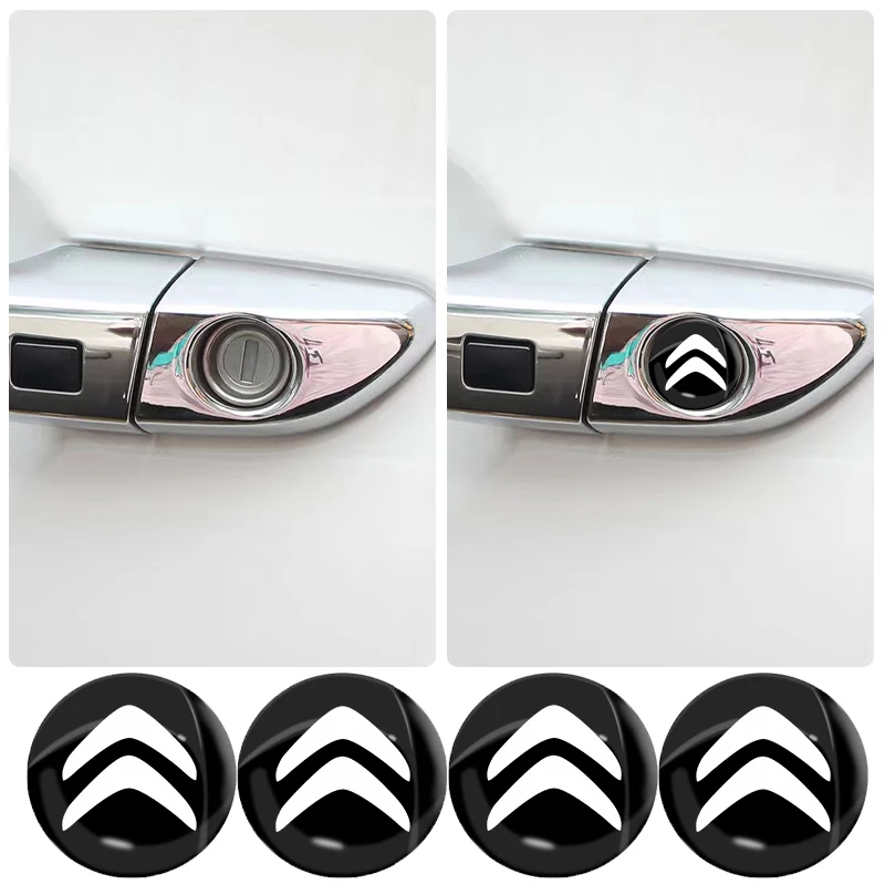 Pegatinas de protección para cerradura de coche, insignias decorativas ...