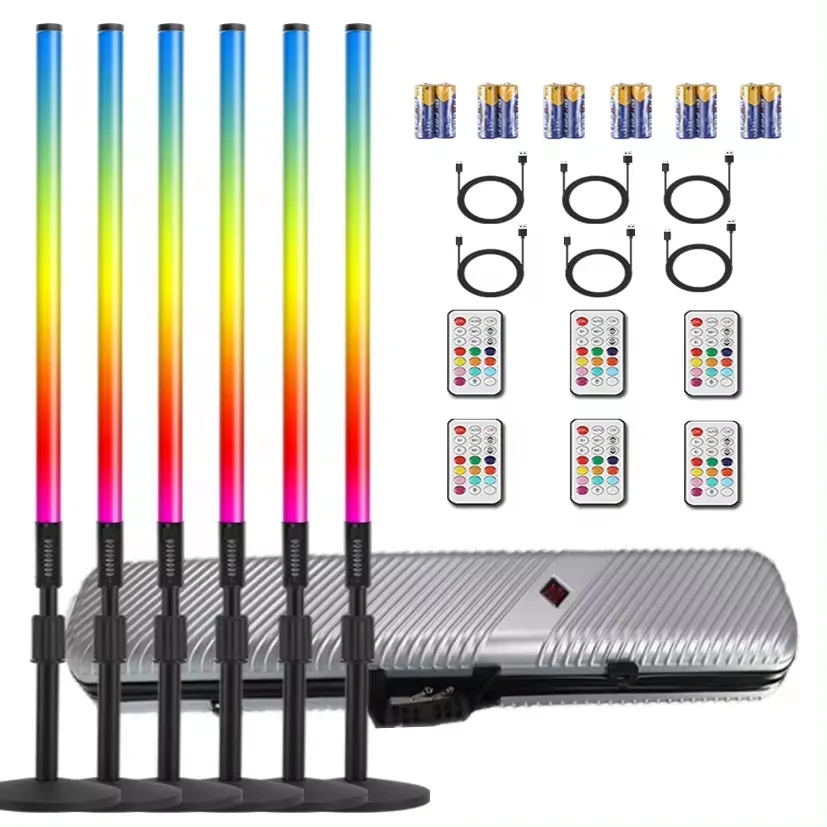 DSY-6Pcs-TL-130-Cheap-Portable-Full-Color-4ft-18w-Neon-Tube-Lights ...
