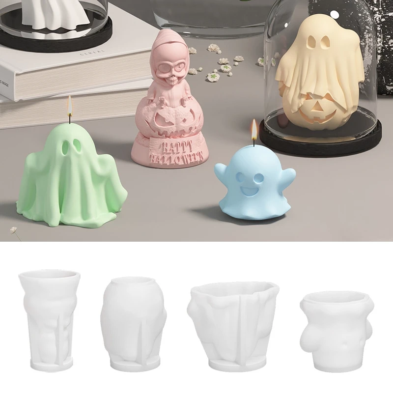 3D-Ghost-Silicone-Candle-Mold-Multi-Style-Halloween-Spectre-Aroma-Soap ...