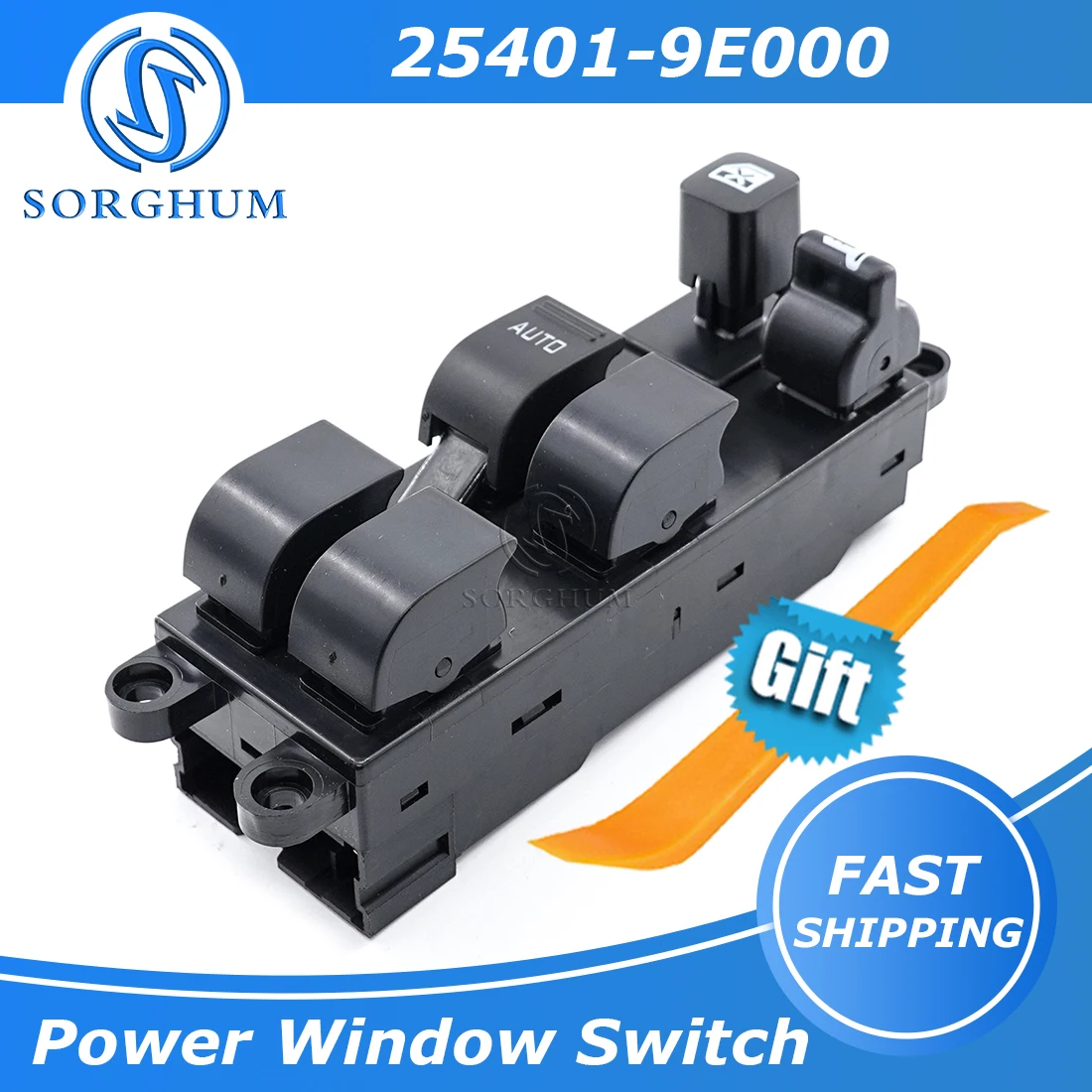 New 25401-9e000 Power Window Master Control Switch Left Front For ...