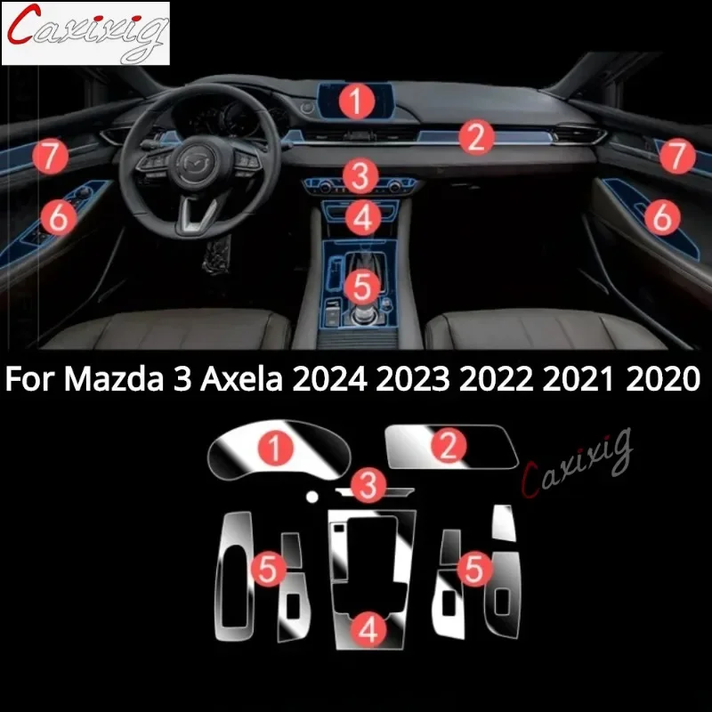 For Mazda 3 Axela 2024 2023 2022 Accessories interior film transparent ...