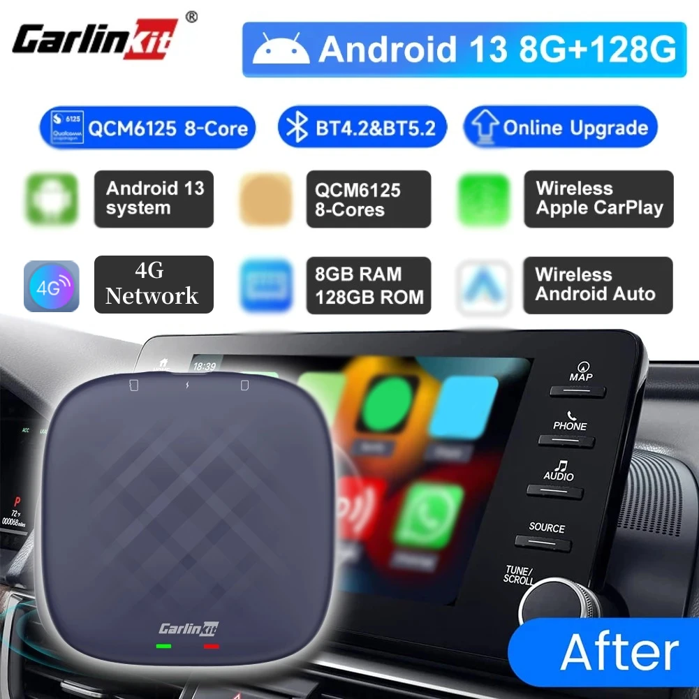 CarlinKit-8-128G-CarPlay-Ai-Box-Plus-Android-13-para-Netflix-para ...
