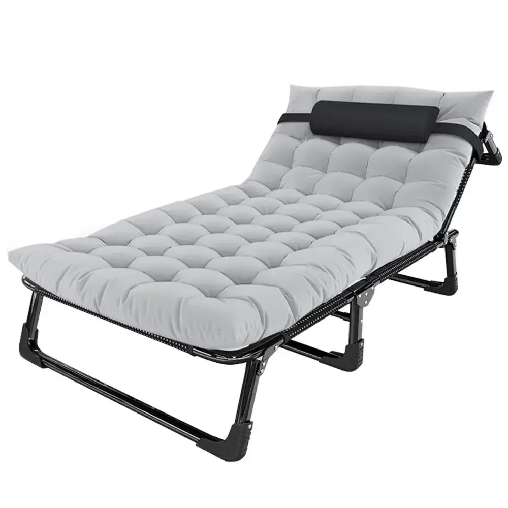 Camping Outdoor Folding Bed with Mattress Tourist Camp Cot 400 Lbs ...