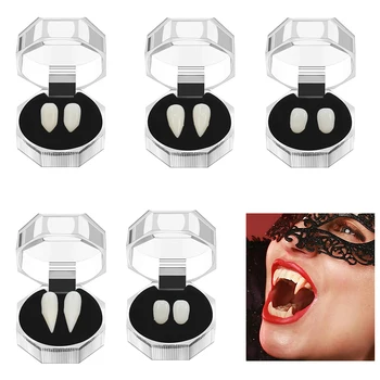 Halloween Vampire Teeth Fangs Dentures Prop Halloween party Costume DIY ...