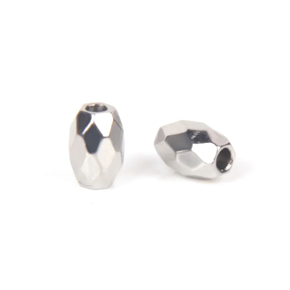 XHN-20pcs-Stainless-Steel-Elliptical-Diamond-Shaped-Ball-with-Multiple ...