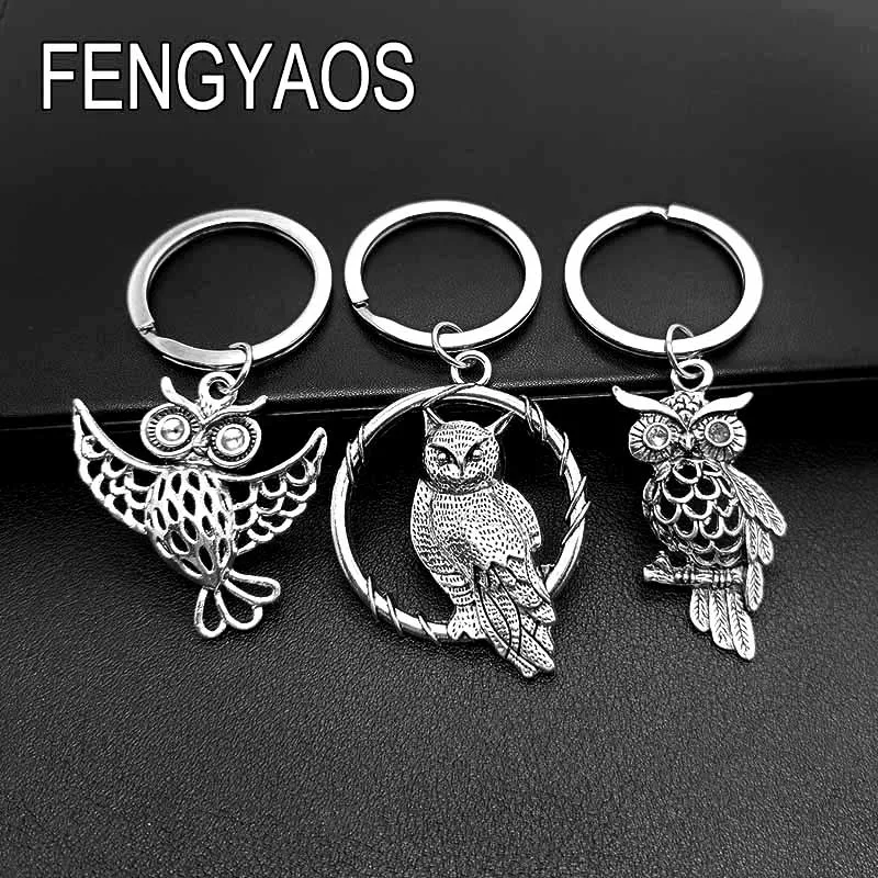 Metal Eagle Keychain Owl Key Chains House Gift for Boyfriend ...