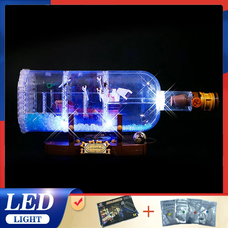 Diy-LED-Light-Kit-For-LEGO-21313-Ship-in-a-Bottle-Only-LED-Light ...