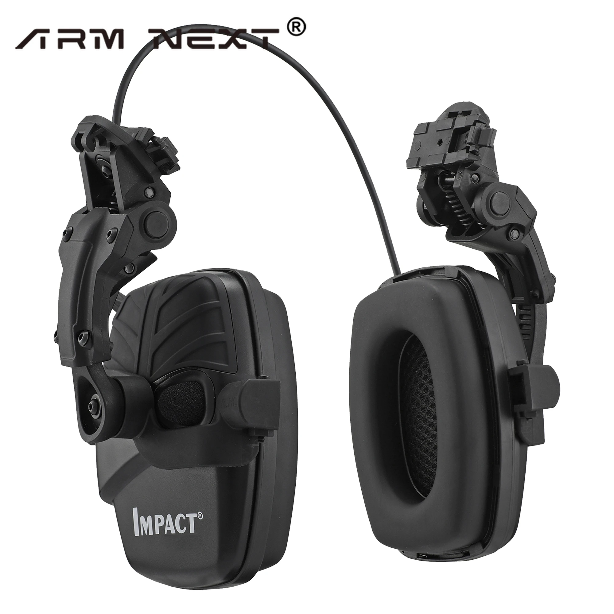 NEW-Upgrade-Helmet-Mounted-Version-Impact-Electronic-Earmuff-Shooting ...